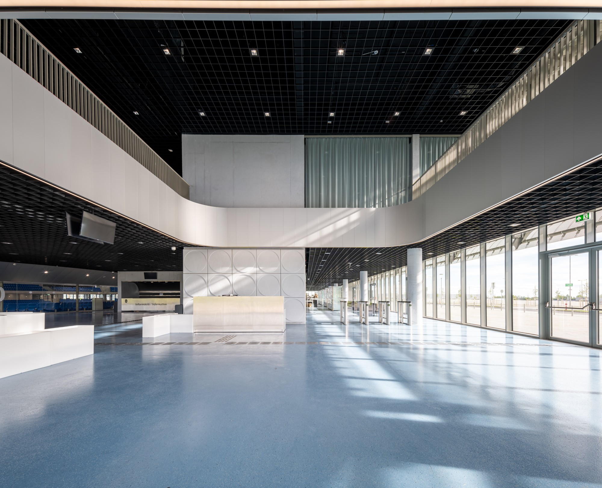 Alba Aréna belső tereiSzékesfehérvár – MCXVI Építészműterem Kft.